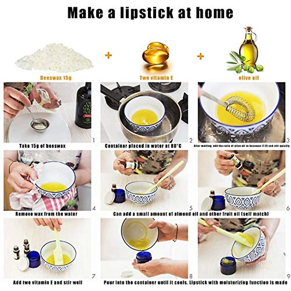 JHENG 2-lb Pure White Beeswax Pellets-100% Pure