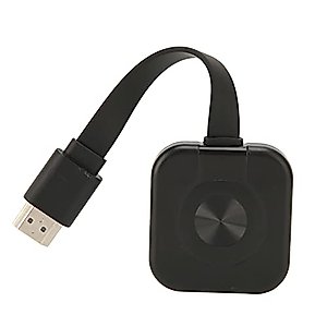 PUSOKEI 1080P Wireless HDMI Display Dongle, WiFi HDMI Adapter, Laptop/Pad/Phone to HDMI Adapter, NO Setup, NO APP Required, Video Mirroring Dongle for iOS Android