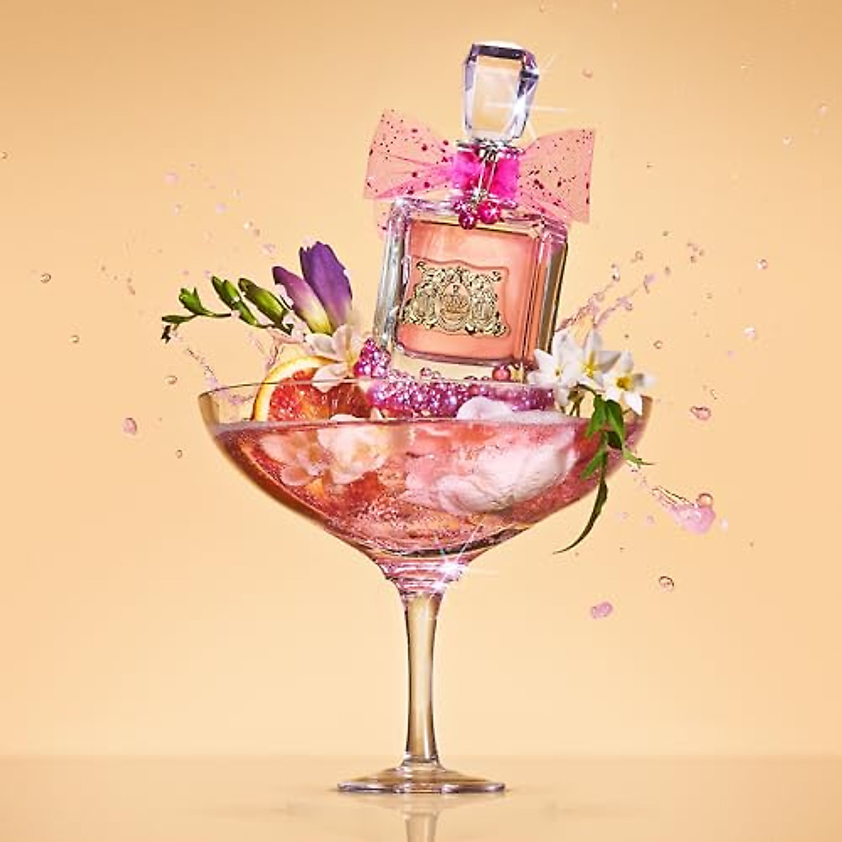 Juicy Couture Viva La Juicy Le Bubbly Eau De Parfum, Travel Size Luxury Women's Perfume with Notes of Champagne Inspired Pink Berries, Gardenia, Jasmine & Amber - Fruity & Sweet, EDP Spray, 0.33 Fl Oz