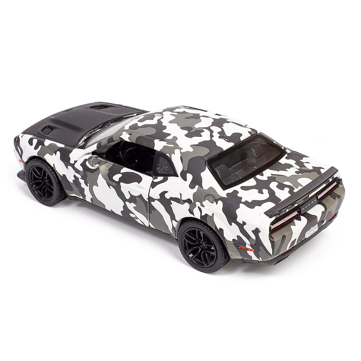 Motormax All Star Toys Exclusive 2018 Dodge Challenger SRT Hellcat Widebody Camouflage 1/24 Diecast Model Car 79350 Camo