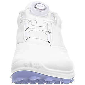 ECCO Women's Biom Hybrid 3 BOA Hydromax Water Resistant Golf Shoe, White, 8-8.5