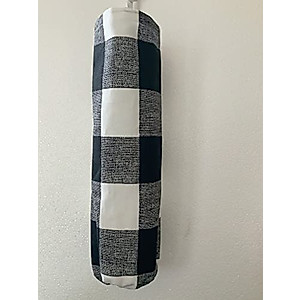 Plastic Bag Holder/plastic bag organizer/grocery bag dispenser (Black and White - Buffalo)
