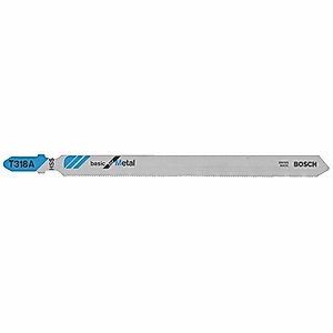 Bosch T318A 24 TPI Basic for Metal T-Shank Jig Saw Blades (5 Piece), 5-1/4"