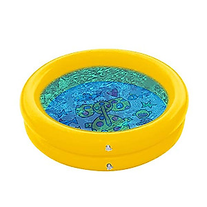 Kiddie Pool - Kid's Fun Play 23.62'' Inflatable Swimming Pools Portable Inflatable Paddling Whale Pool Lounge Pool for Baby,Toddlers,Indoor,Garden and Backyard Outdoor Summer Water Party