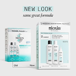Nioxin Scalp Recovery Anti-Dandruff System Kit for Itchy & Flaky Scalp, Pyrithione Zinc, 6.8 fluid ounce (Packaging May Vary)