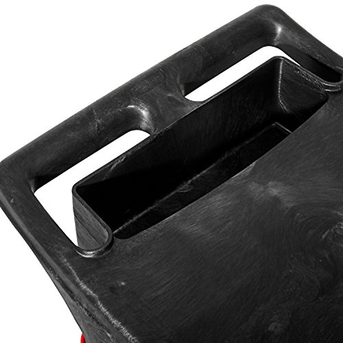 Rubbermaid Commercial Products Trades Tool Utility Cart, Mobile Work Station, With 2 Parts Boxes and 4 Parts Bins, 330 lb. Capacity, 5" Casters, Black, for Warehouse/Garage/Cleaning/Maintenance