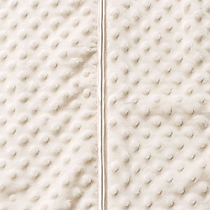 HALO Sleepsack Wearable Blanket, TOG 1.5, Velboa, Cream Plush Dots, Large