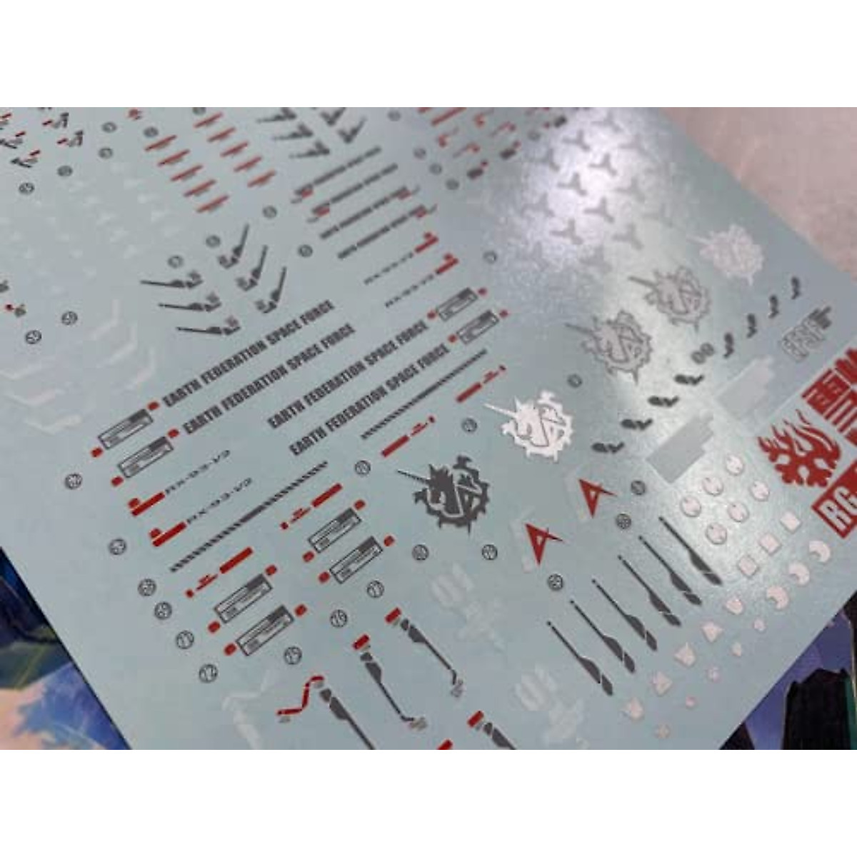 ANSAI Decals Decal Fluorescent fits Hobby RG 1/144 Hi Nu Hi v Scale Model kit