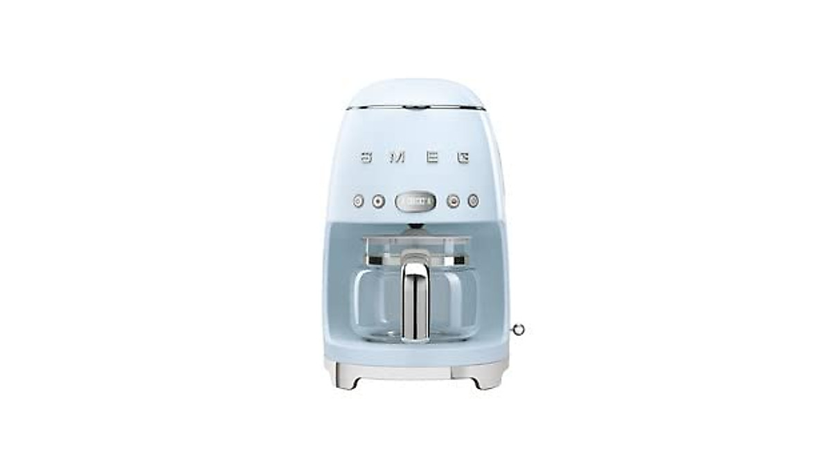 Smeg 50's Retro Drip Coffee Maker - Pastel Blue | Modern & Stylish