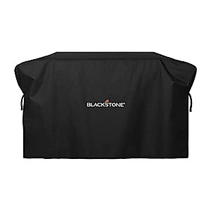 Blackstone 5483 Griddle Cover Fits 28 inches Griddle Cooking Station with Hood Water Resistant, Weather Resistant, Heavy Duty 600D Polyester Flat Top Gas Grill Cover with Cinch Straps 28" Black