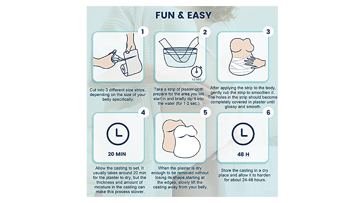 Olicard Belly Casting Kit for Expecting Mothers