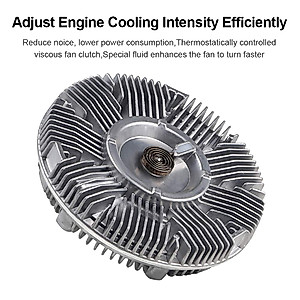 WATERWICH Fan Clutch Compatible with Ford 94-97 F250 F350 F59, 93-97 F Super Duty & 95-97 E350 Econoline 7.3L Powerstroke Diesel Replace# 2835