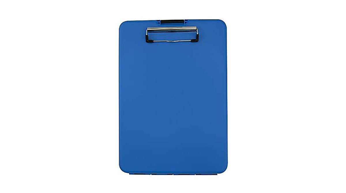 Saunders Blue SlimMate Clipboard - Durable & Portable