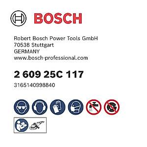 Bosch Professional 260925C117 Flap Disc (X-Lock, Ø 125 mm, grit Size K80, bore Ø 22.23 mm, Angle Grinder Accessories)