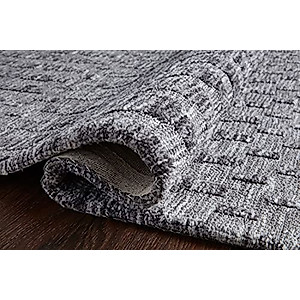 Justina Blakeney x Loloi Yeshaia Collection YES-05 Grey/Charcoal 7'-9" x 9'-9" Area Rug