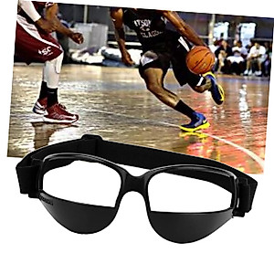 INOOMP Youth Aid Head Kids Goggles Look Player Dribbling Training Glasses Sports Dribble Teenagers Basketball for No Eye Anti-Low Adult Black Equipment Specs Goggle Team