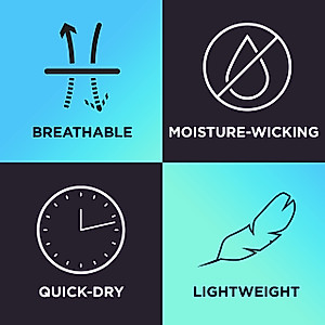 E Tronic Edge Running Headbands for Men, Women, Boys and Girls, Sports Sweatbands for Basketball, Yoga, Exercise, Workout, Quick Drying and Non-Slip Workout Stretchy Hairband, 3 Pack