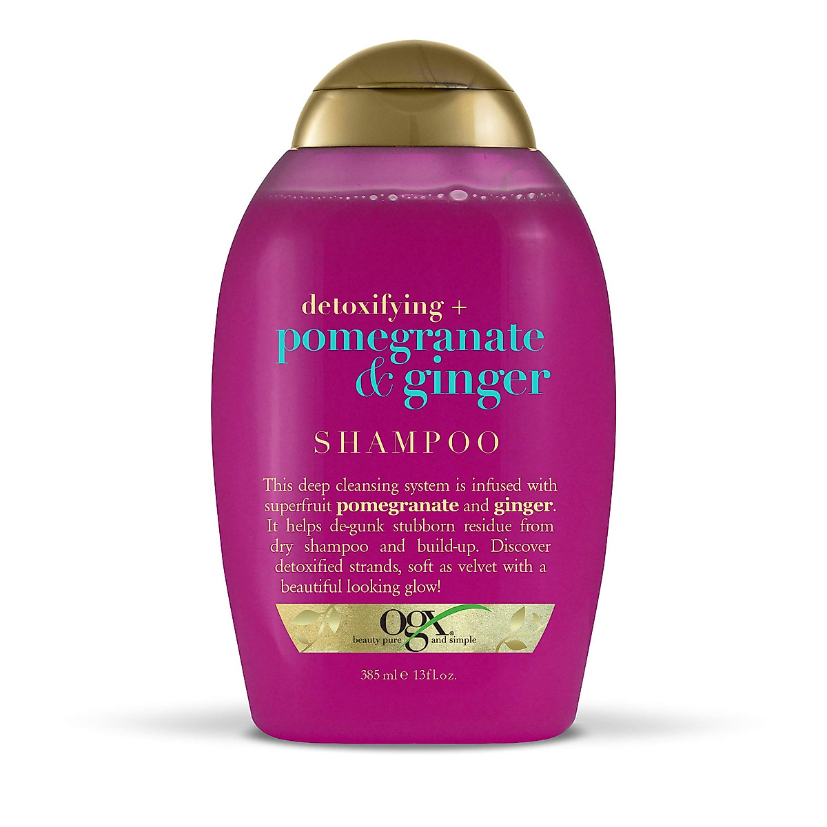 OGX Detoxifying + Pomegranate & Ginger Shampoo, 13 Ounce