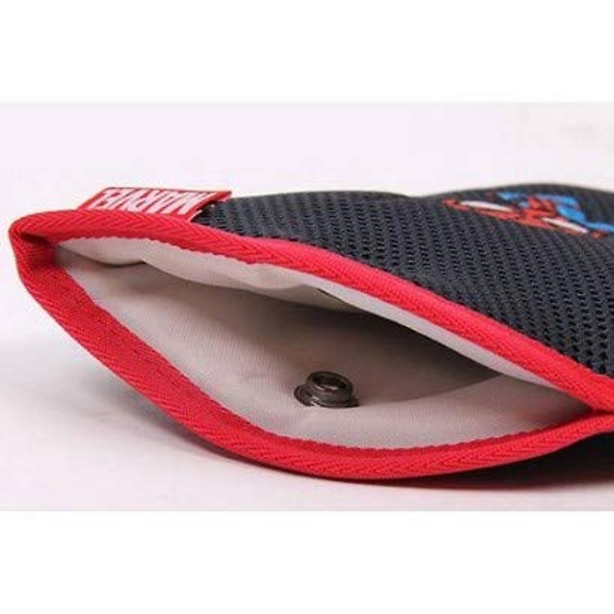 Marble Hero Kids Car Seat Safety Belt Cover, 1P, Spider Man Black#