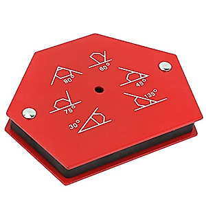 FTVOGUE Welding Holder Multi-angle Six Sides Magnet Stand Arrows Magnetic Welder Fixing Tool 30°60°45°75°90°135°(50LBS)