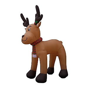 Jumbo 15 Foot Christmas Inflatable Reindeer Decoration