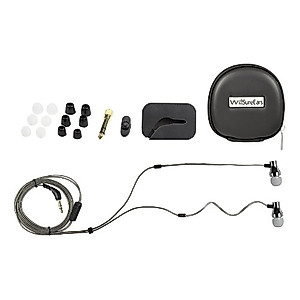 Wi Digital SEBD10 Wi Sure-Ears Professional Noise-Isolating In-Ear Monitors Optimized for Bass Drums and Keyboards - Polished Silver Brass