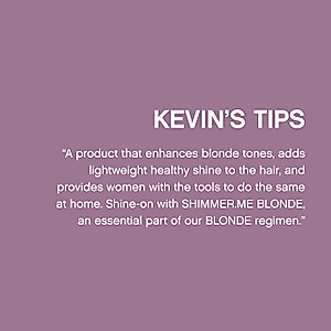 KEVIN.MURPHY SHIMMER.ME BLONDE - Repairing Shine Treatment - For Blonde, Highlighted & Grey Shades - For Hair Repair - Hair Mist with Vitamins - Hair Shimmer Spray - 100 mL / 3.4 fl oz