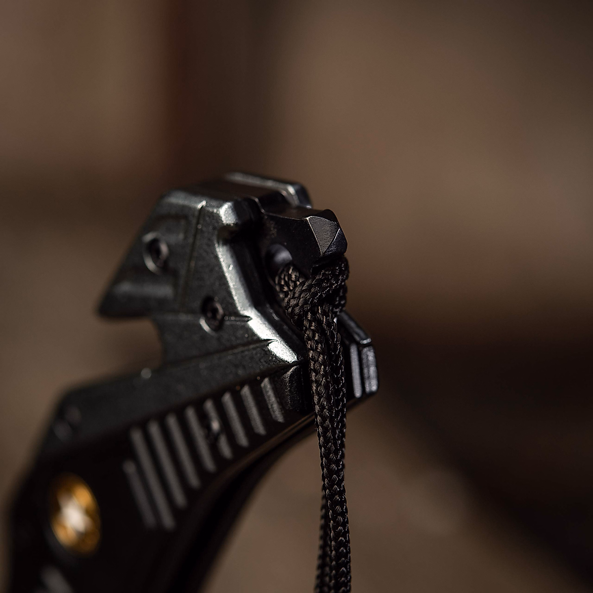 M-Tac Knife Lanyards with Beads - Paracord Lanyard - Tactical Lanyard for Knife – Zeus (Black)