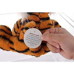 Apricot Lamb Toys Plush Classic Tiger Stuffed Animal Soft Cuddly Perfect for Child (Yellow Tiger, 8 Inches)