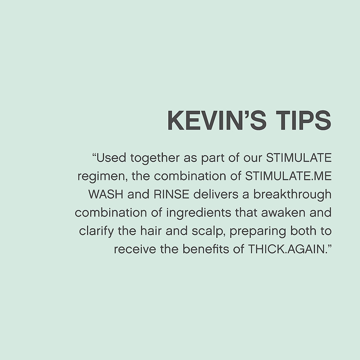 KEVIN.MURPHY STIMULATE-ME.WASH - Clarifying Shampoo for Hair & Scalp - For All Hair Types - Stimulates Hair - Hair Strengthening - Cruelty Free Shampoo - 250 mL / 8.4 fl oz