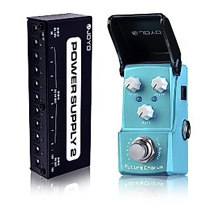JOYO JF-316 Future Chorus Mini Pedal Bundle with JP-02 DC 9V 18V Pedal Power Supply