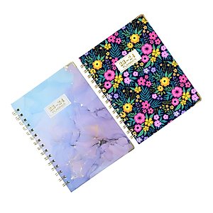 NUOBESTY 2pcs Carnes Para Estufa Student Notebook Note Pads Work Note Book Teacher Lesson Planner 2023-2024 Household Weekly Planner Write a Book Coil Book Office Course
