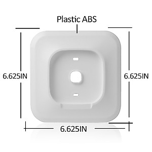 Wall Plate Bracket Cover for Ecobee3 lite Smart Wi-Fi Thermostat (White)