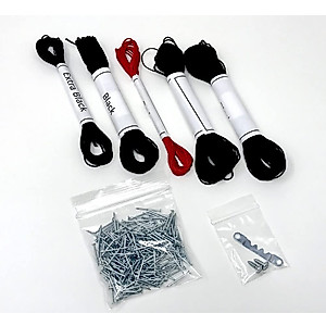 String of the Art (16" x 12" Puppy String Art Kit, American Made Crafting Supplies, Pine Wood, Embroidery Floss, Original Art, DIY Craft Kit for Adults, Beginner to Advanced Crafters