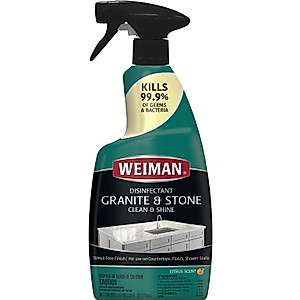 Weiman Disinfectant Granite Daily Clean & Shine, 24 Fl Oz (Pack of 1)