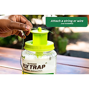 RESCUE! Outdoor Fly Trap - Reusable - 12 Traps