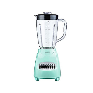 Brentwood JB-220BL 12-Speed Blender, Plastic Jar (Blue), 50oz