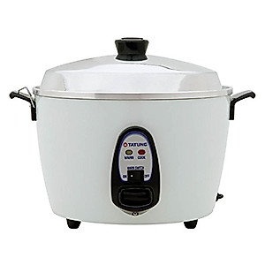 Tatung – TAC-10G (SF) – 10 Cup Rice Cooker – White Aluminum Cook Pot