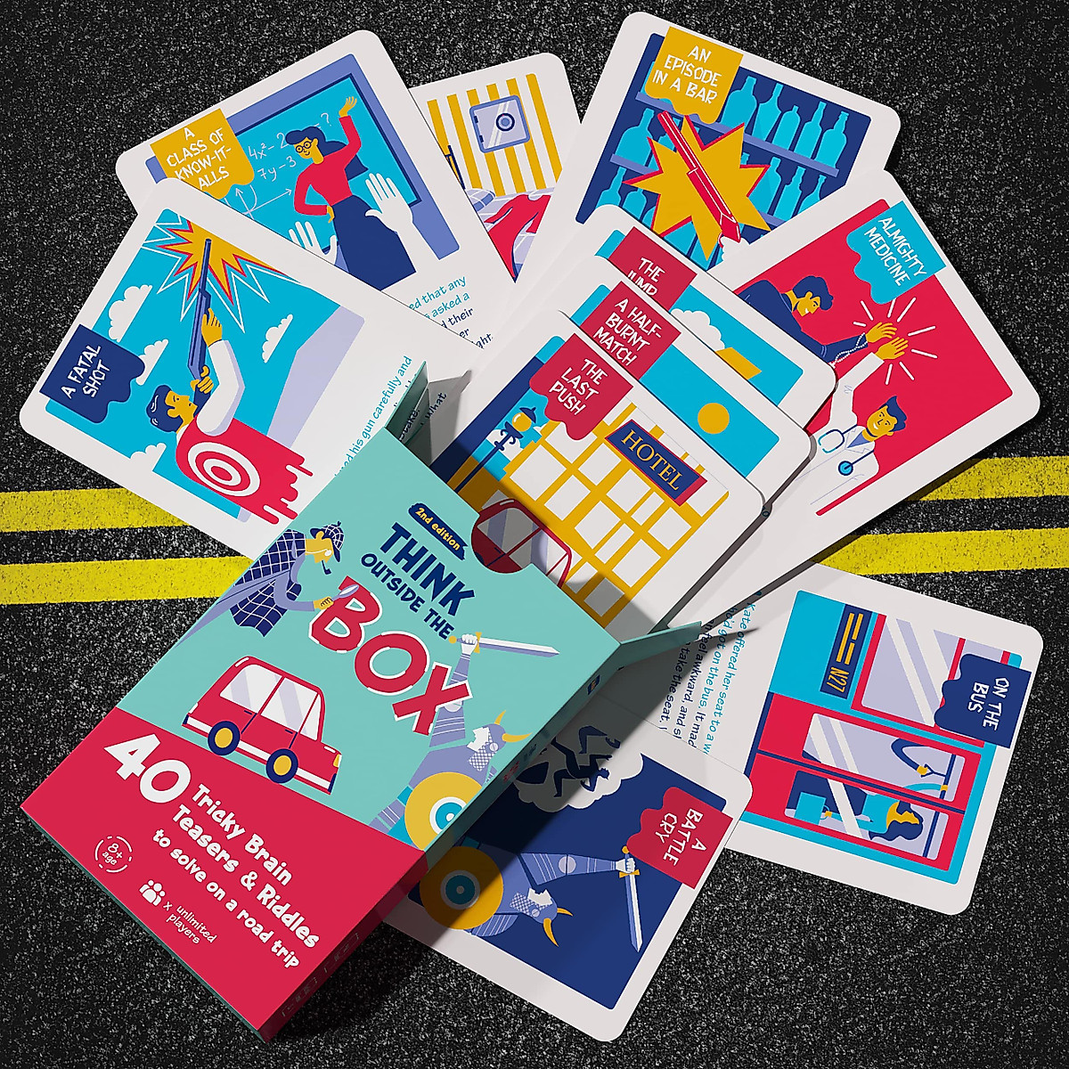 WELL BALANCED Road Trip Games for Adults - Car Games for Adults - Travel Games