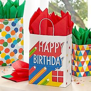 Hallmark Tissue Paper for Gift Wrapping, 100 Sheets (Red and Green) for Gift Bags, Christmas Presents, Holiday Crafts and More