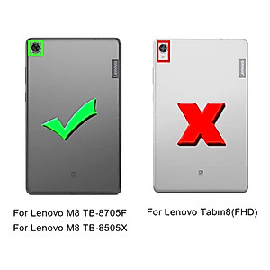 for Lenovo Tab M8 8 Inch Gen 3 2022 Case,Heavy Duty Hybrid Shockproof Full-Body Defender Rugged Protective Case with Stand for Lenovo Tab M8/M8 Smart/M8 HD LTE 8 Inch Tablet(Black/Black)