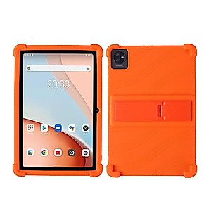 MOOPW Case for Blackview Tab 8 WiFi - Soft Silicone Shockproof Stand Rubber Shell Protective Cover for Blackview Tab 8 WiFi Tablet 10.1 inch
