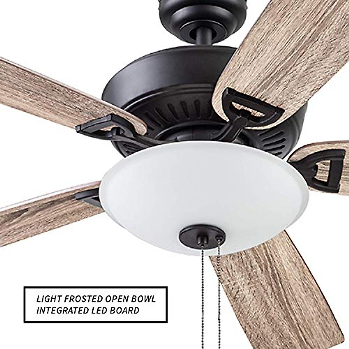 Portage Bay 51446 Montlake Ceiling Fan, 52, Bronze