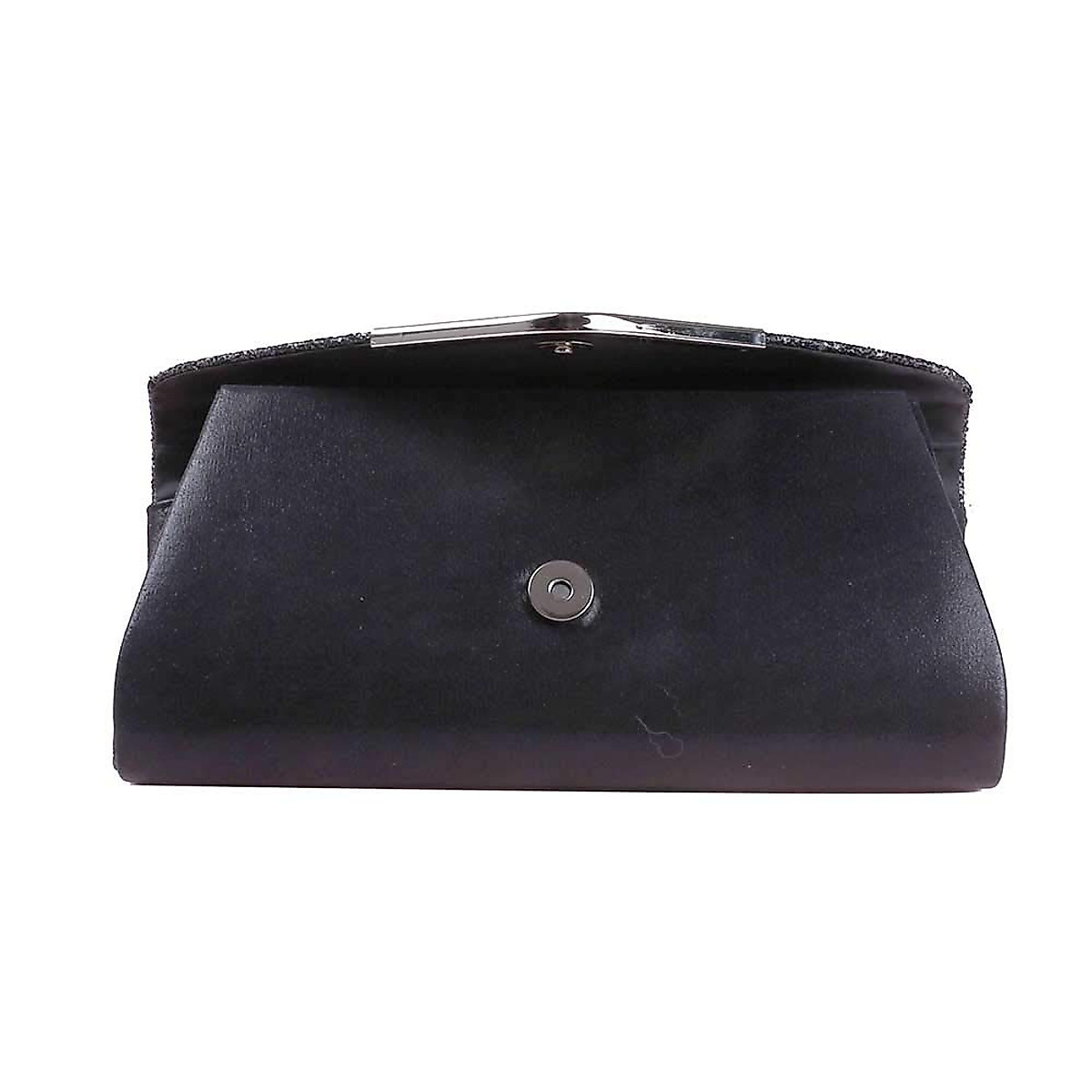 KALAIEN Envelope Clutch Purses for Women Glitter Evening Bag Handbags For Wedding and Party (Black)