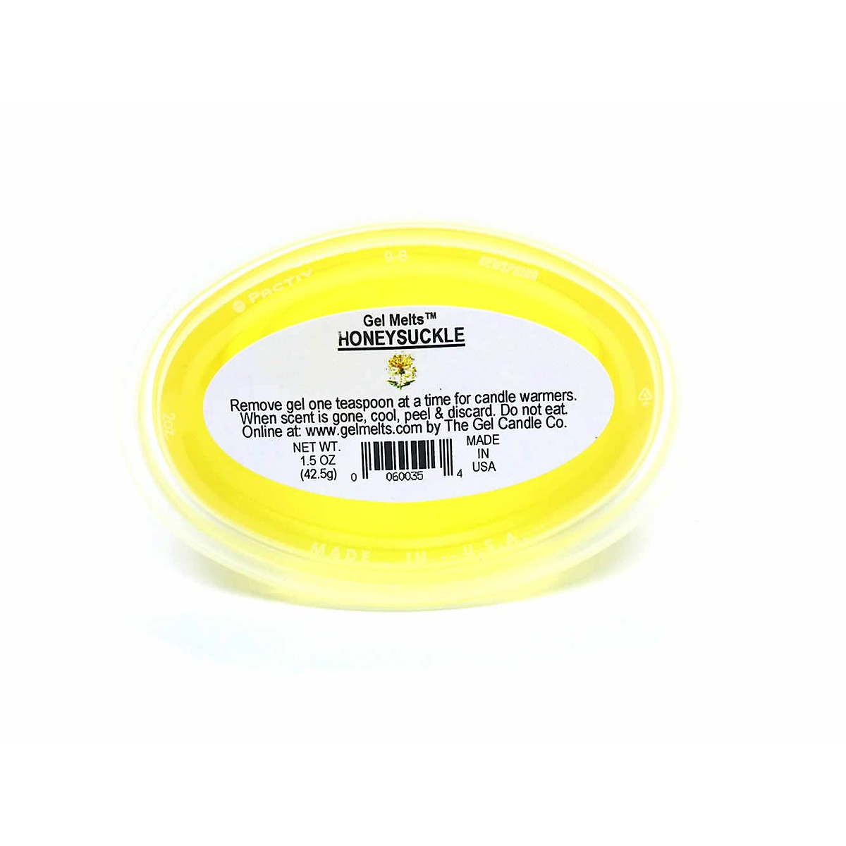 Spring Season Floral Set Of 3 Gel Melts™ Scented Aroma Of GARDENIA, HONEYSUCKLE AND LILAC Gel Wax For Warmers And Burners By The Gel Candle Company PEEL, MELT AND ENJOY