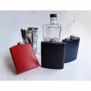 LSU Tigers Matte Finish Stainless Steel 7 oz Flask Officially Licensed Collegiate Product (Black)