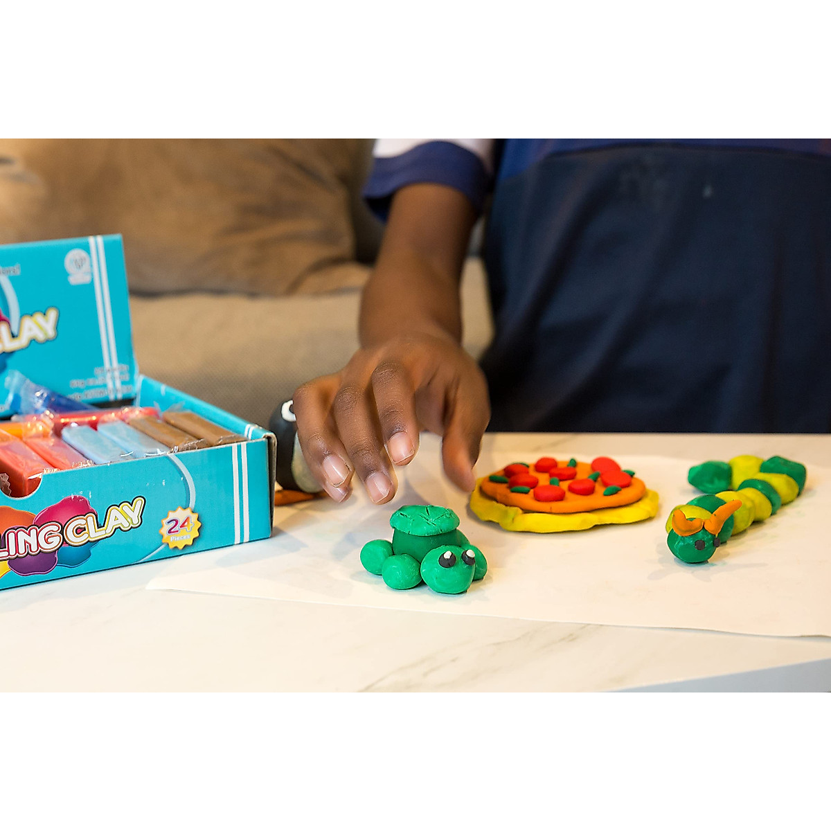 Sargent Art 24ct Class Pack Modeling Clay, Assorted 24 Pack, Non-Hardening