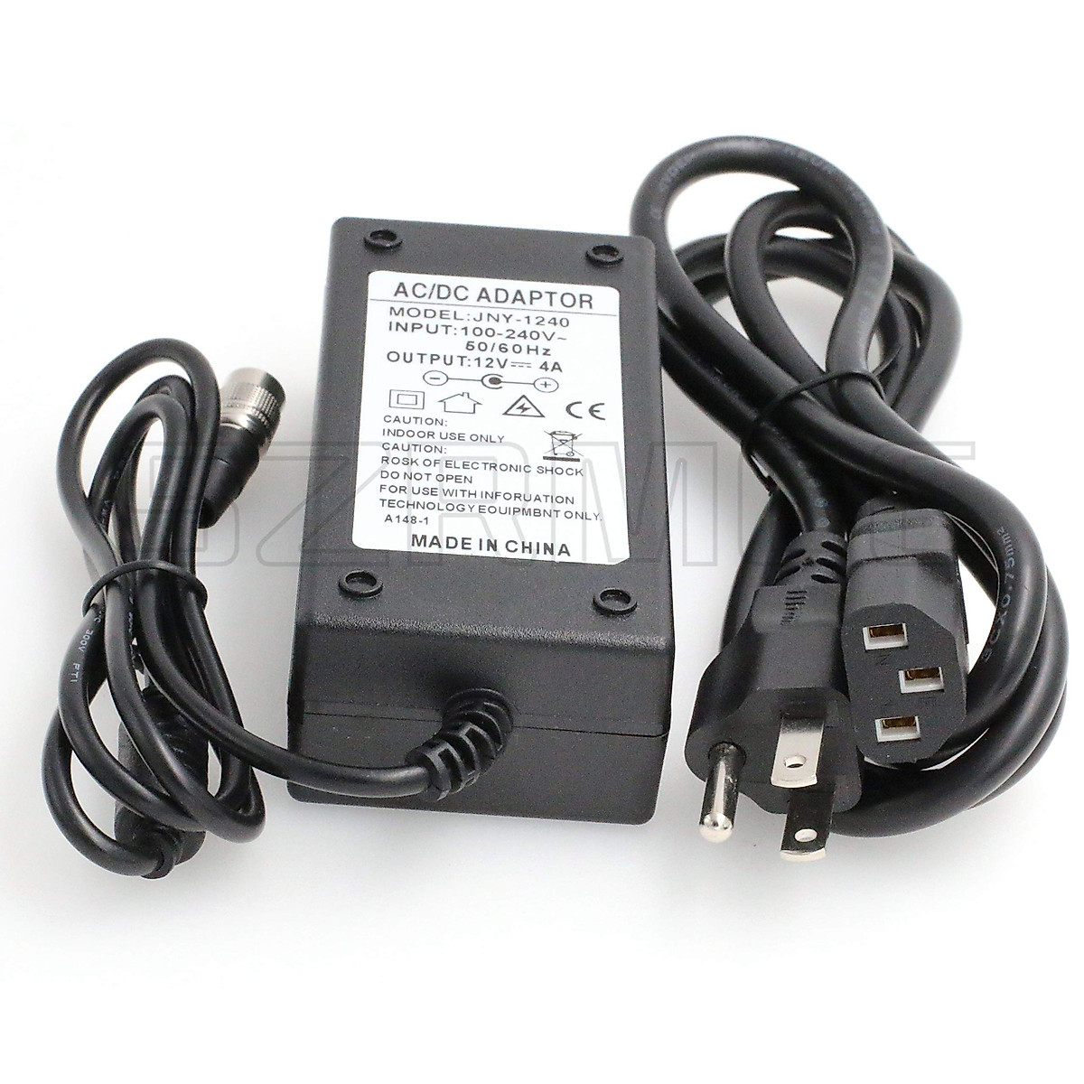 SZRMCC Sound Devices XL-WPH3 12V 4A Hirose 4 Pin Male AC DC Power Supply Adapter for Recorder Zoom F4 F8,Sound Devices 688 644 633 702T,ZAXCOM