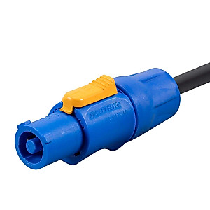 Monoprice NEMA 5-15p to powerCON Connector Cable - 1.5 Feet, 16AWG, With SJT-Rated Jacket - Stage Right Series