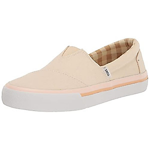 TOMS Women's Fenix Slip-On Sneaker, Beige, 12